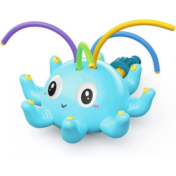 Kids Outdoor Sprinkler Summer Water Spray Toy Octopus Wiggles Toy ...
