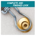 10 Pack Brass Anchor Collar Flange for Swimming Pool Cover Deck Anchors ...