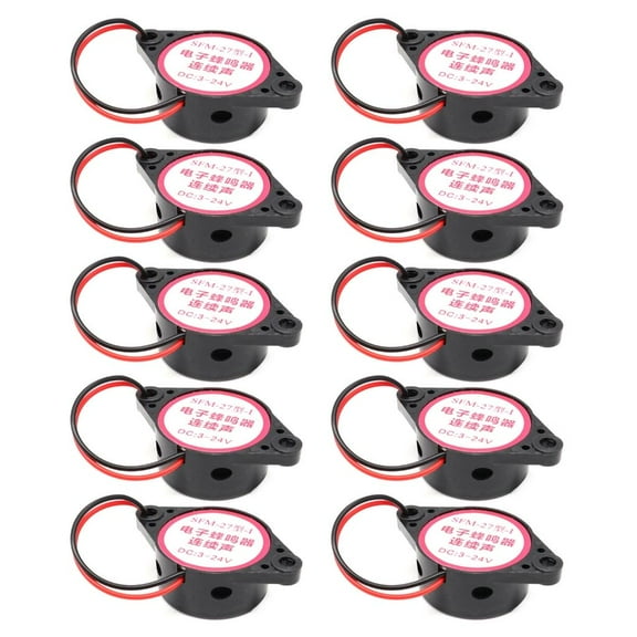 DC 12V Active Electronic Buzzer Alarm Sounder Continuous 90dB Beep ...