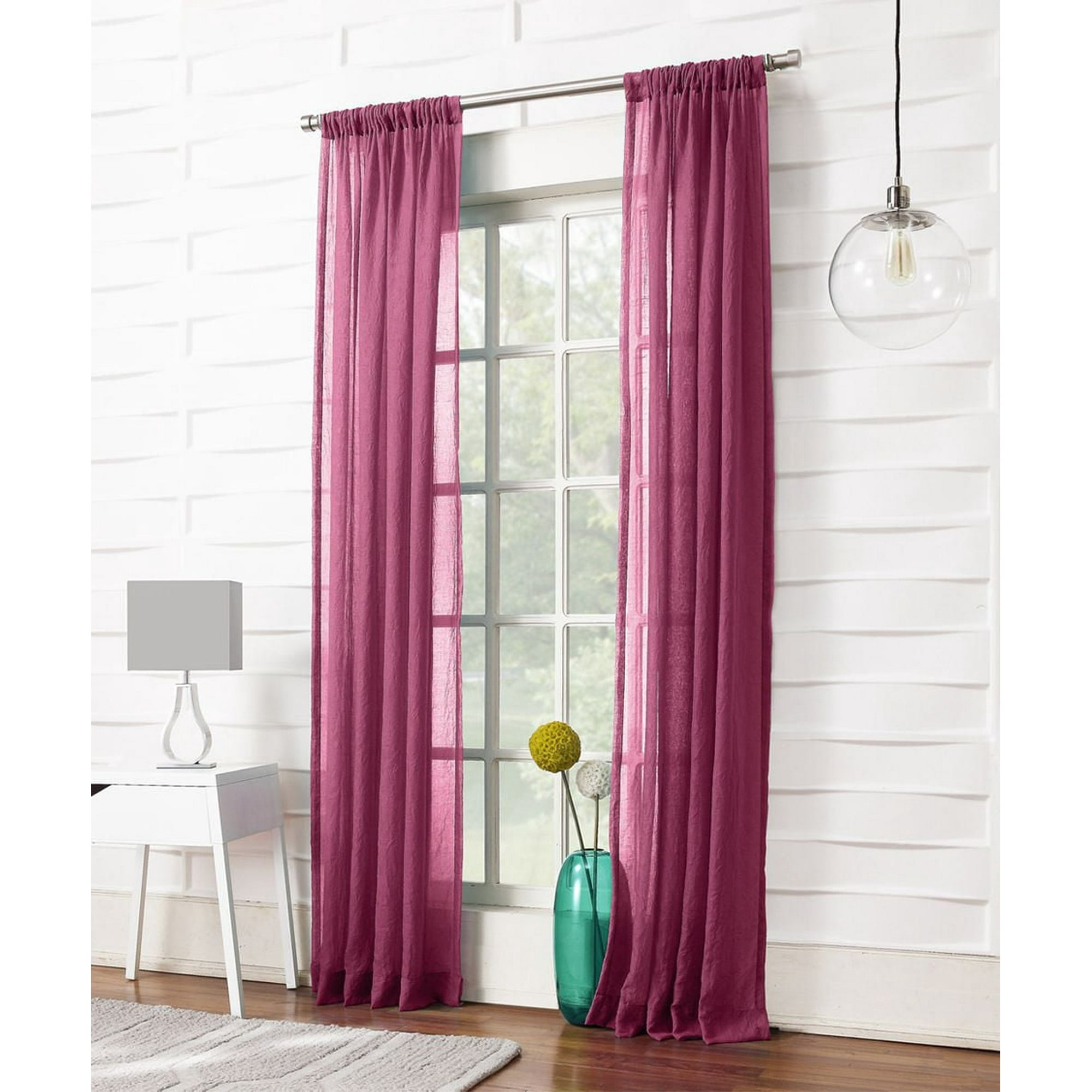 Click here for 918 Lourdes Crushed Rod Pocket Voile 50 In prices