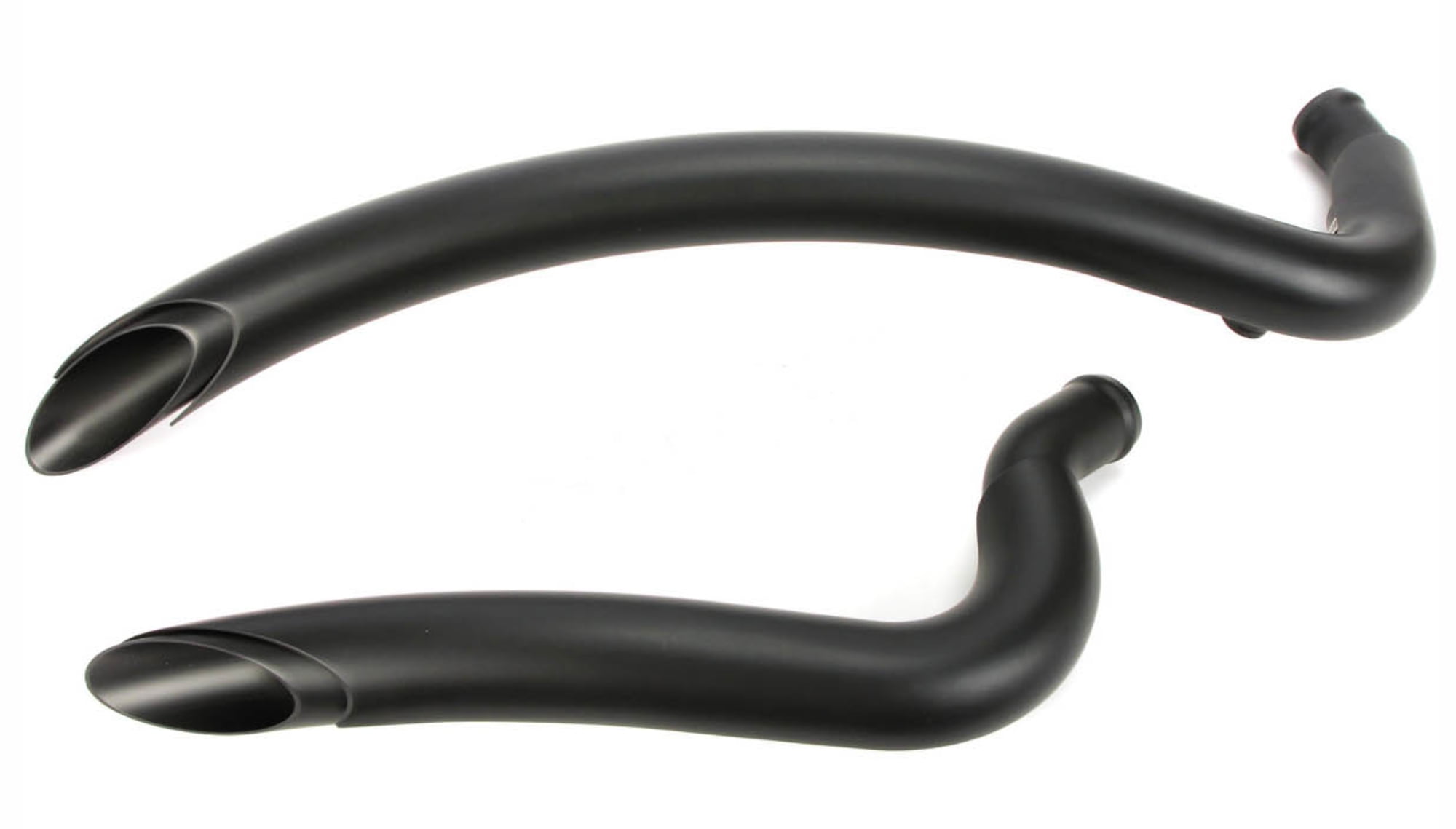 Bassani Radial Sweepers Black Exhaust System w/Black Heat Shields ...