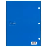 Five Star 4-Pocket Paper Folder,12.5" x 9.5" Blue, (72095) - Walmart.com