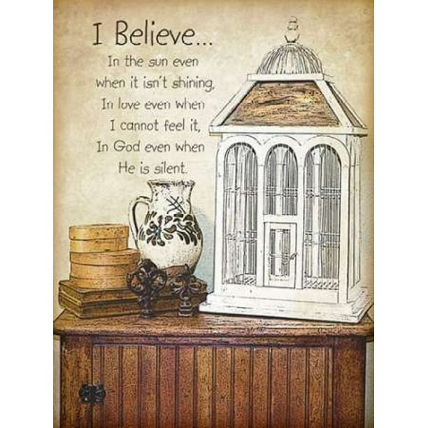 I Believe Poster