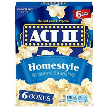 Act Ii Act Ii Butter Microwave Popcorn - Butter - 2.75 Oz - 36 / Carton ...