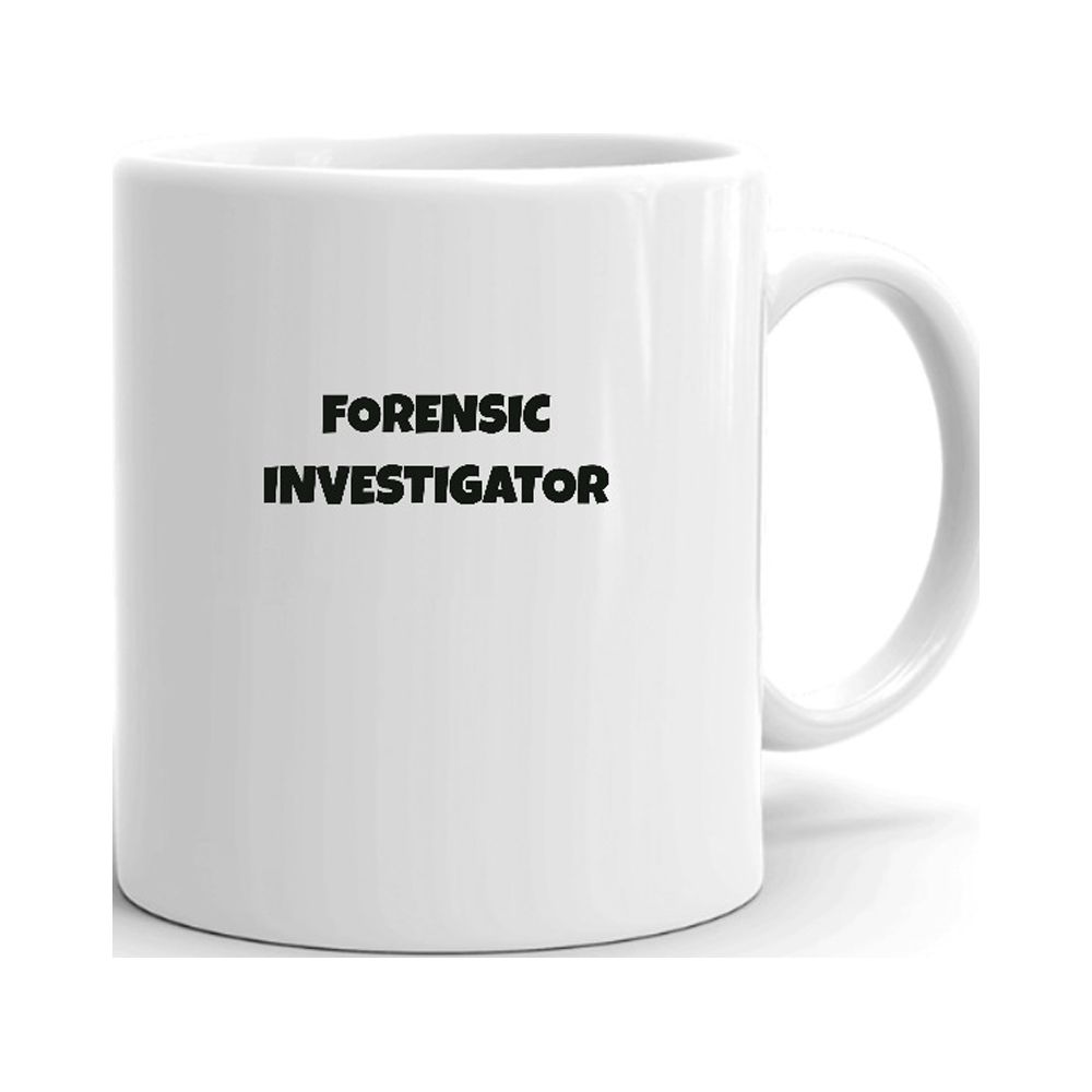 Forensic Investigator Fun Style Ceramic Dishwasher And Microwave Safe ...