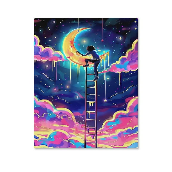 Dopaprint UNFRAMED PAPER POSTER Is My Bike Ok? Mountain Bike - Blue Graphic Poster Wall Art ...