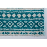 Ladole Rugs Stylish Contemporary Trellis Smooth Area Rug Carpet in ...