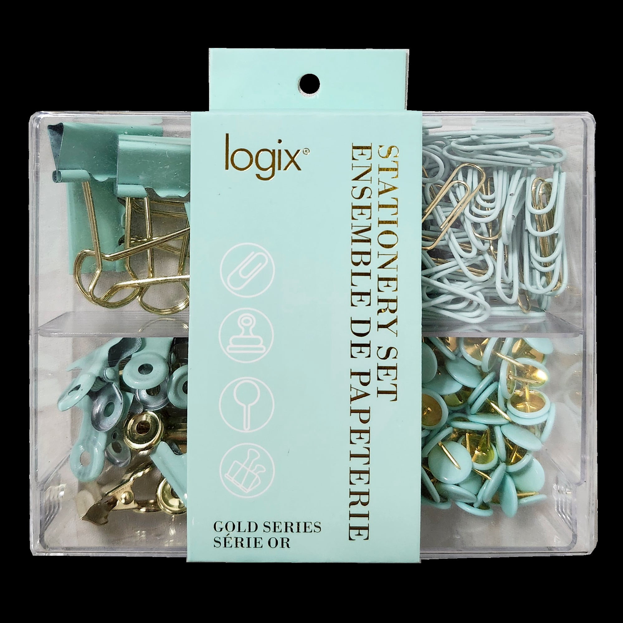Logix Teal Stationary Set - Walmart.ca