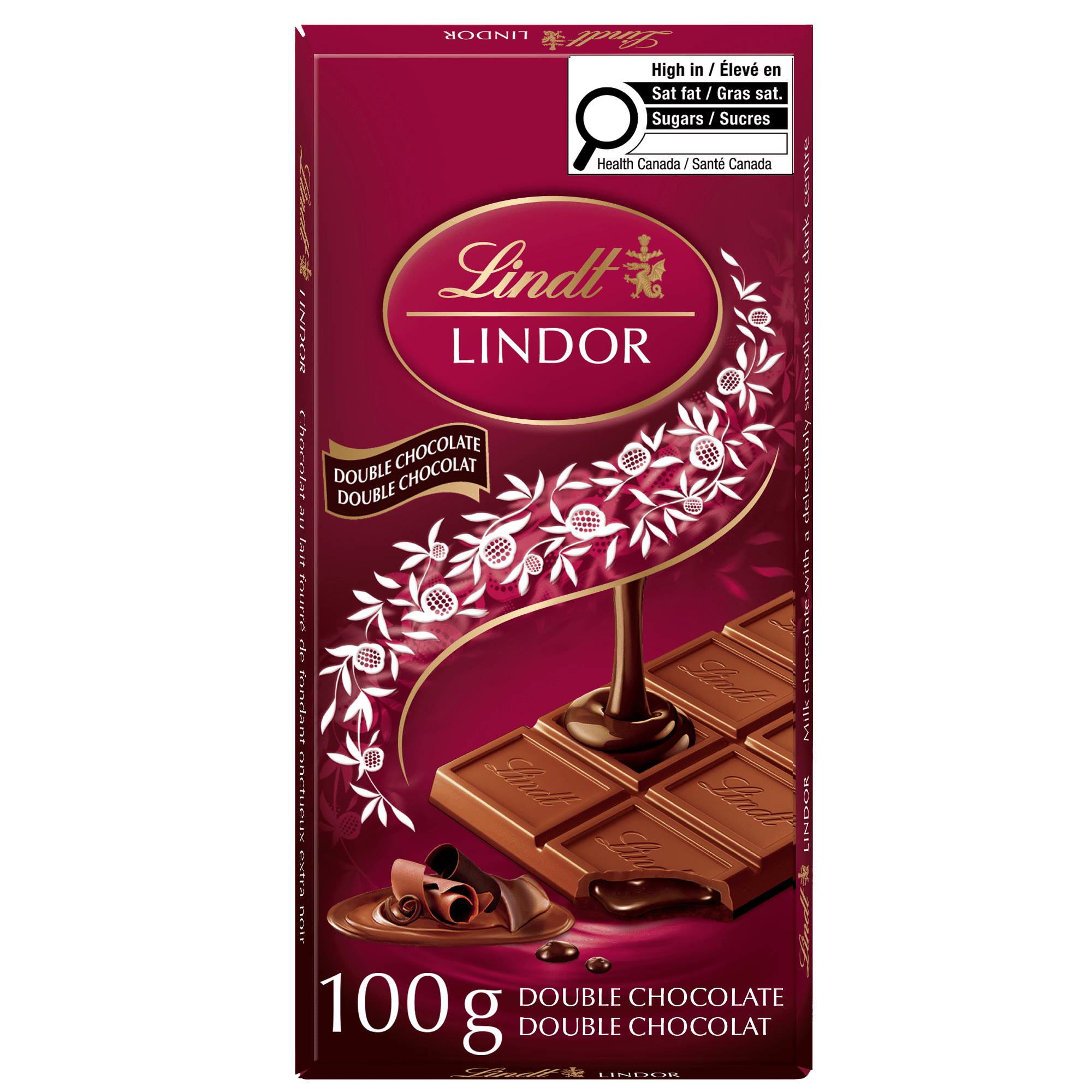Click here for Lindt Lindor Double Chocolate Bar  100g 100g prices