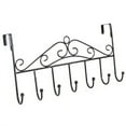Casewin Over The Door Hooks 7 Hook Rack Door Hanger Hook For Hats