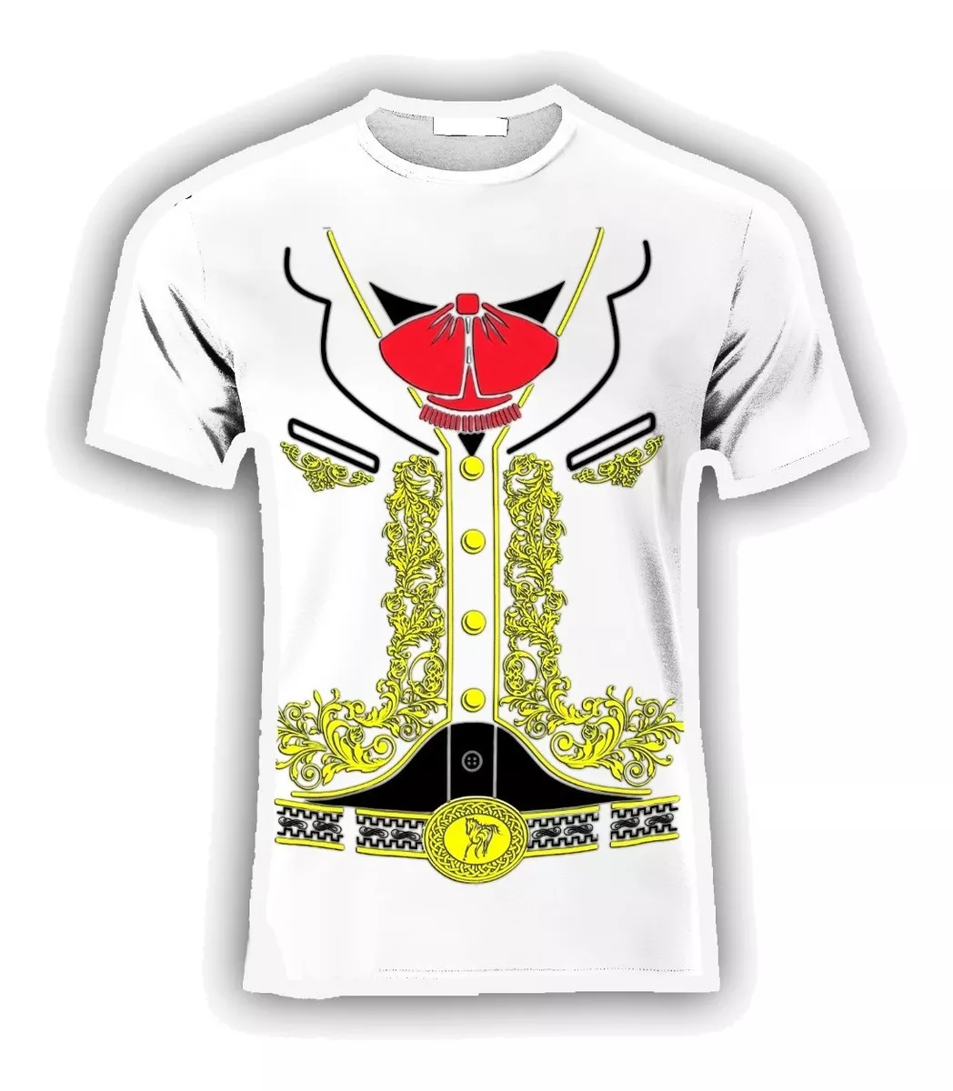Playera Camiseta Mariachi Traje Charro Mexicana Patria Grito | Walmart ...