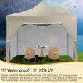 SANOPY 10'x10' EZ Pop Up Canopy Tent, Outdoor Sun Shelter, Portable ...