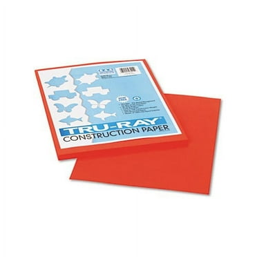 Riverside Construction Paper, Orange, 1 Pack (50 Sheets) - Walmart.com