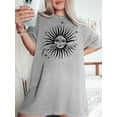 Sun Hands Print T-Shirts - Walmart.com