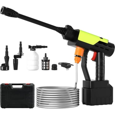 X5 Hand Held Pressure Washer,500 Psi Cordless Pressure Washer With 16ft ...