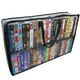 Evelots 2 Pack-VHS Movie Tape Storage Bag/Case, Clear PVC Plastic-Holds ...
