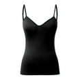 Huowey Women Shelf Bra Camisoles Solid Color Tank Top Adjustable ...