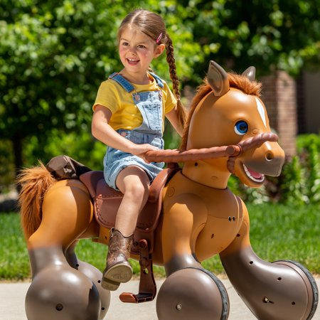 12-Volt Rideamals Scout Pony Interactive Ride-On Toy by Kid Trax ...