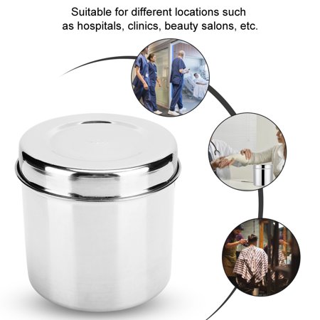 Stainless Steel Medicine Ointment Jar Dressing Cotton Anti-Iodine ...