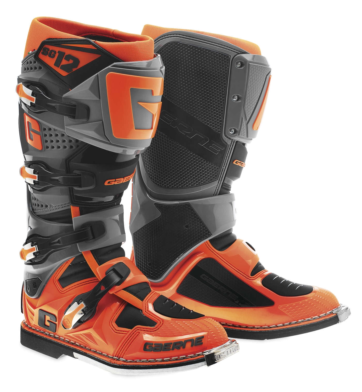 Gaerne SG-12 Boots Orange/Black (Orange, 10) - Walmart.com