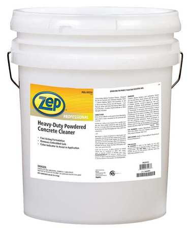Powdered Concrete Floor Cleaner,Orange ZEP PROFESSIONAL 1041742 ...