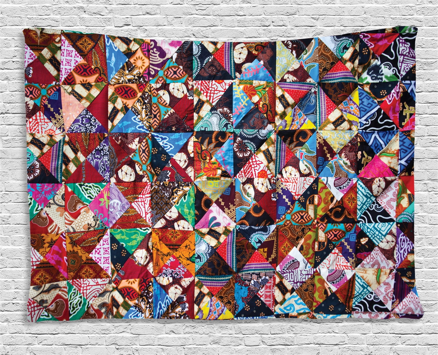 Quilt Tapestry, Image Print of a Cultural Tile Pattern from Bali ...