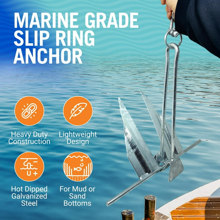 Ancre De Bateau Snapklik.co : Boat Anchor - Fluke Anchor, 16 Lb ...
