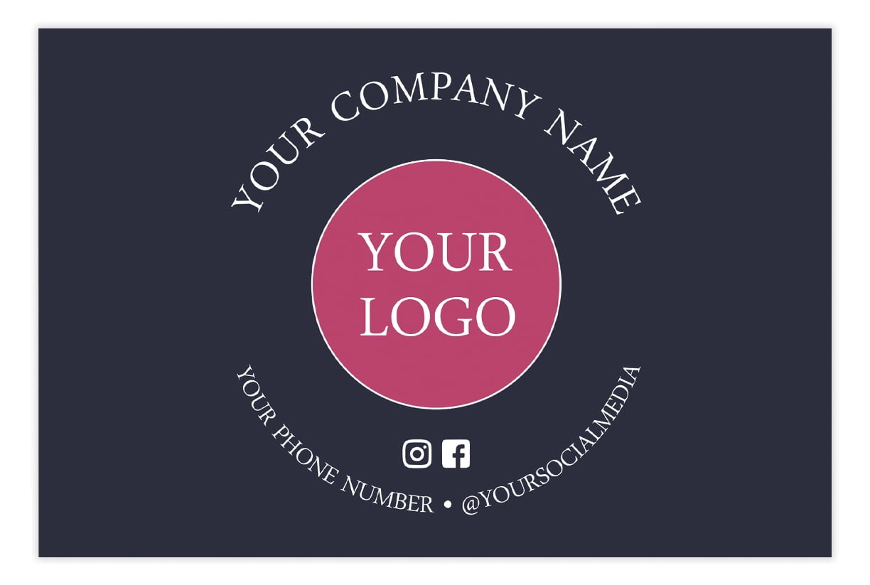 Printtoo Label for Small Business-100 RectangleCustom VinylPersonalized ...