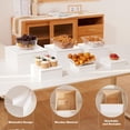 White Wooden Cake Stand Buffet Risers, 6 count Set for Buffet Table ...