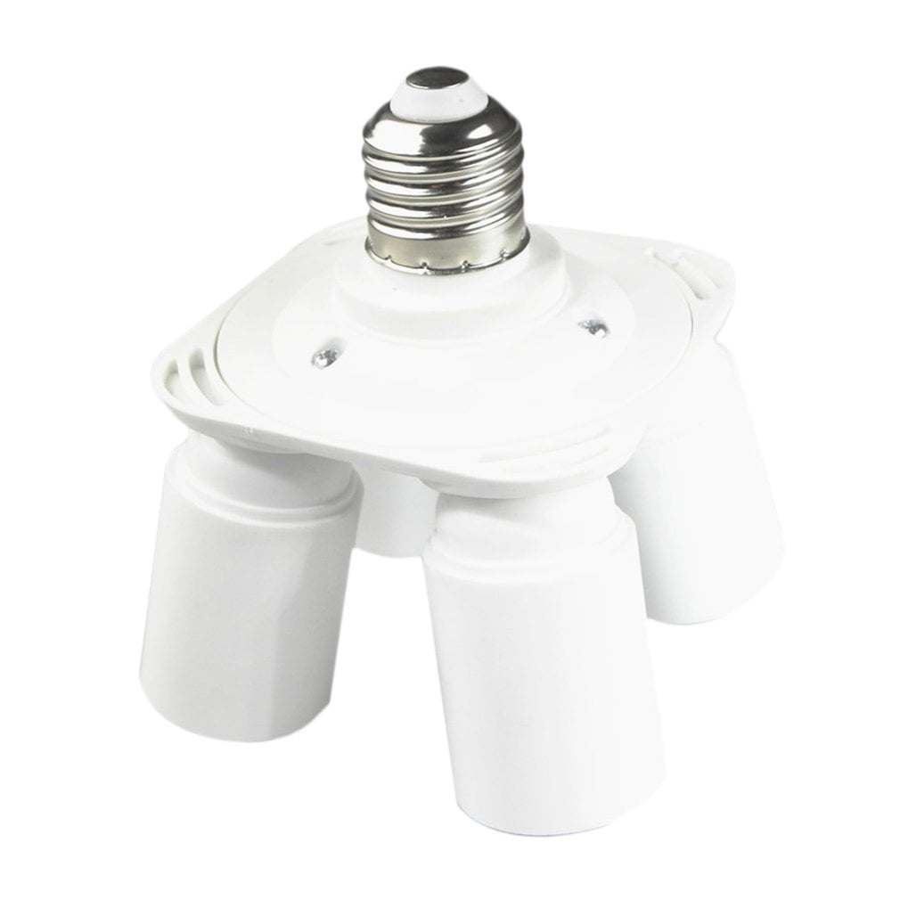 4 in 1 Lamp Holder Converter Light Bulbs Lamp Socket Splitter For Photo ...