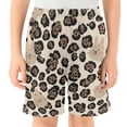BZSMCE Adjustable Drawstring Casual Shorts With Rabbit Leopard Print ...