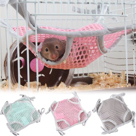 Pet Enjoy Hamster Bed House Hammock,Small Animal Mesh Bed House Hanging ...