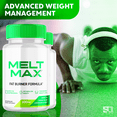 Melt Max Advanced Burner Formula Capsules Natural Energy and Fitness ...