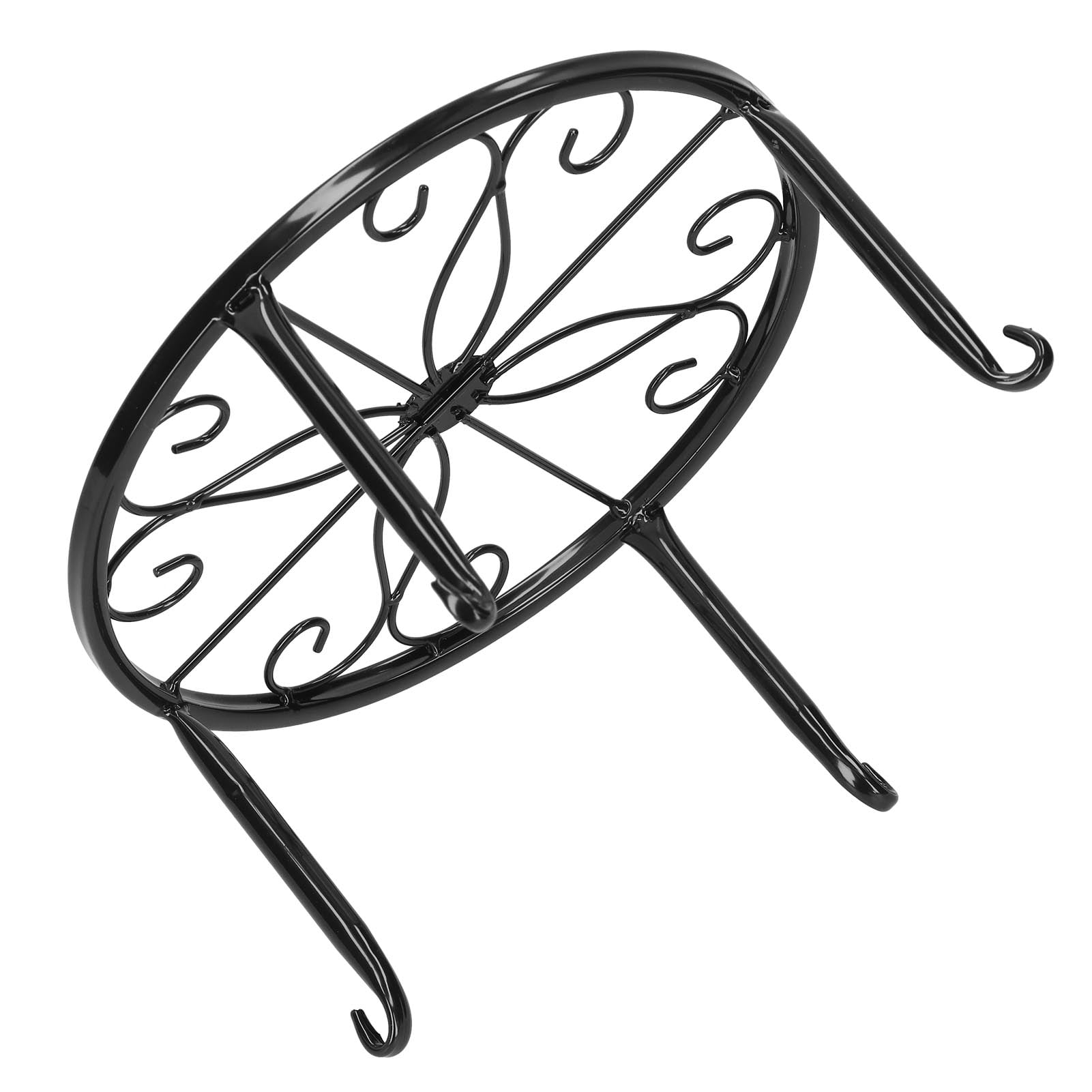 TOPINCN Wrought Iron Plant Stand Flower Pot Holder Stand In & Outdoor ...