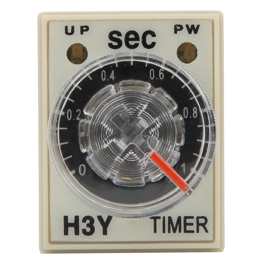 H3Y-2 Delay Timer 8 Pin Timer Relay 0~1 Second Dial Type Timing 5A for ...