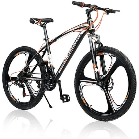 Outroad Mountain Bike 26/27.5 inch Wheel 21 Speed 3 Spoke Double Disc ...