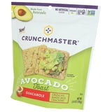 (Pack of 12), Crunchmaster Avocado Toast Crackers - Guacamole, 3.54 oz ...
