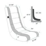 The Crew Furniture Classic Video Rocker Floor Gaming Chair, PU Faux ...