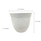 Better Homes & Gardens Terrence 19" Wide Round Resin Planter Cement ...