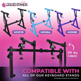 Liquid Stands 2 Tier Keyboard Stand Attachment with Straps and ...