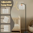 Arc Floor Lamp White puzzle Tall Modern Standing Lamp LED Adjustable ...