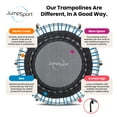 JumpSport 350 Series 39" Trampoline & Handle Bar w/Adjustable Bungees ...