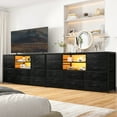 EnHomee TV Stand for 65'' TV Dresser for Bedroom,LED TV Stand with ...