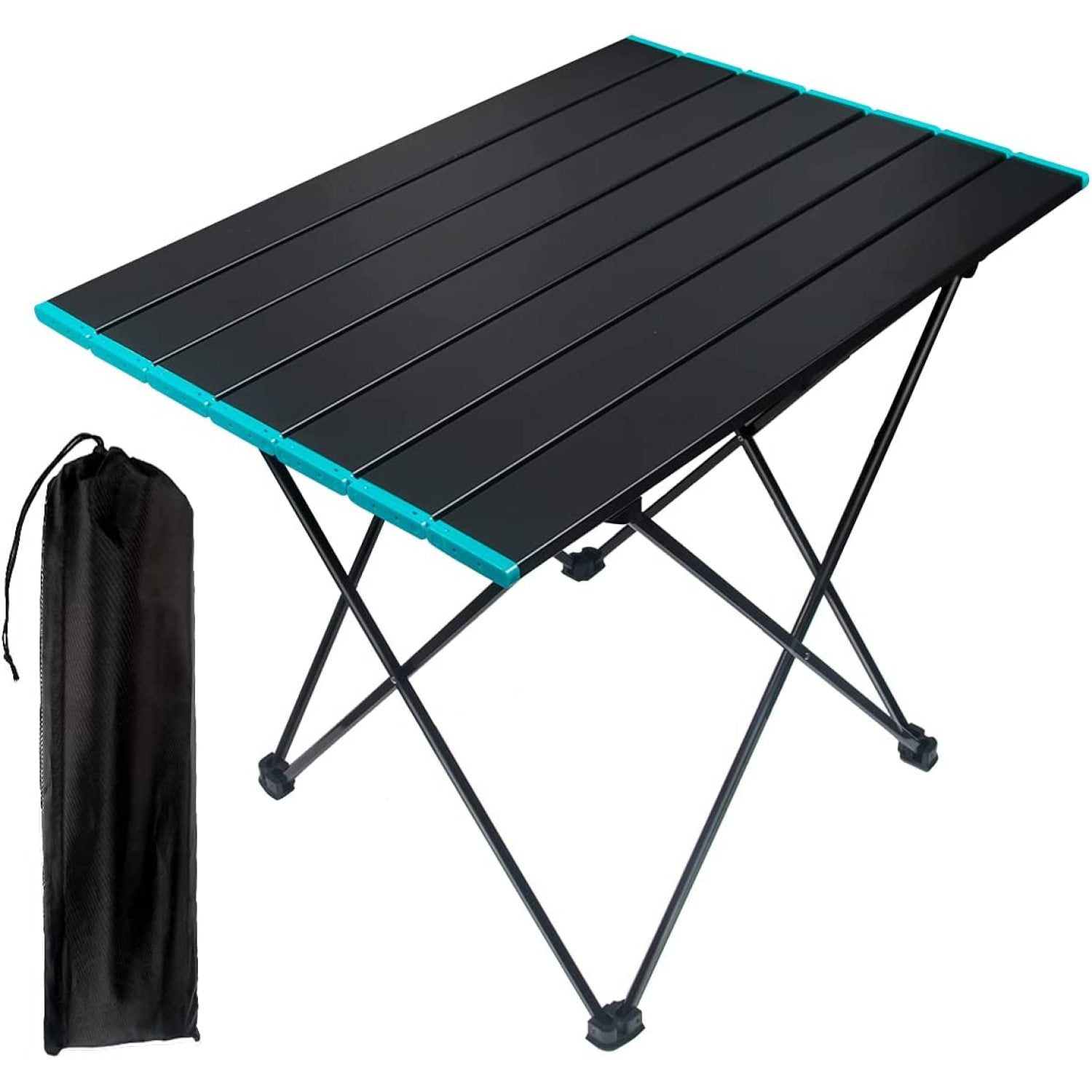 Folding Camping Table Portable Camping Side Tables with Aluminum Table ...
