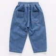 Baby Pants Boys Summer Loose Fit Straight Leg Lightweight Proof Denim ...