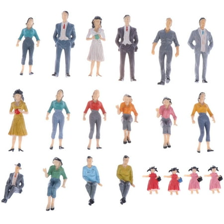 30PCS Scale People Figures Delicate Scale Figures Creative Scale ...