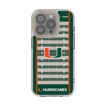 Miami Hurricanes iPhone Clear Football Field Design Case - Walmart.com