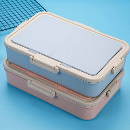Lunch Box, Wheat Straw Chinese-style Insulated Lunch Box Microwave ...