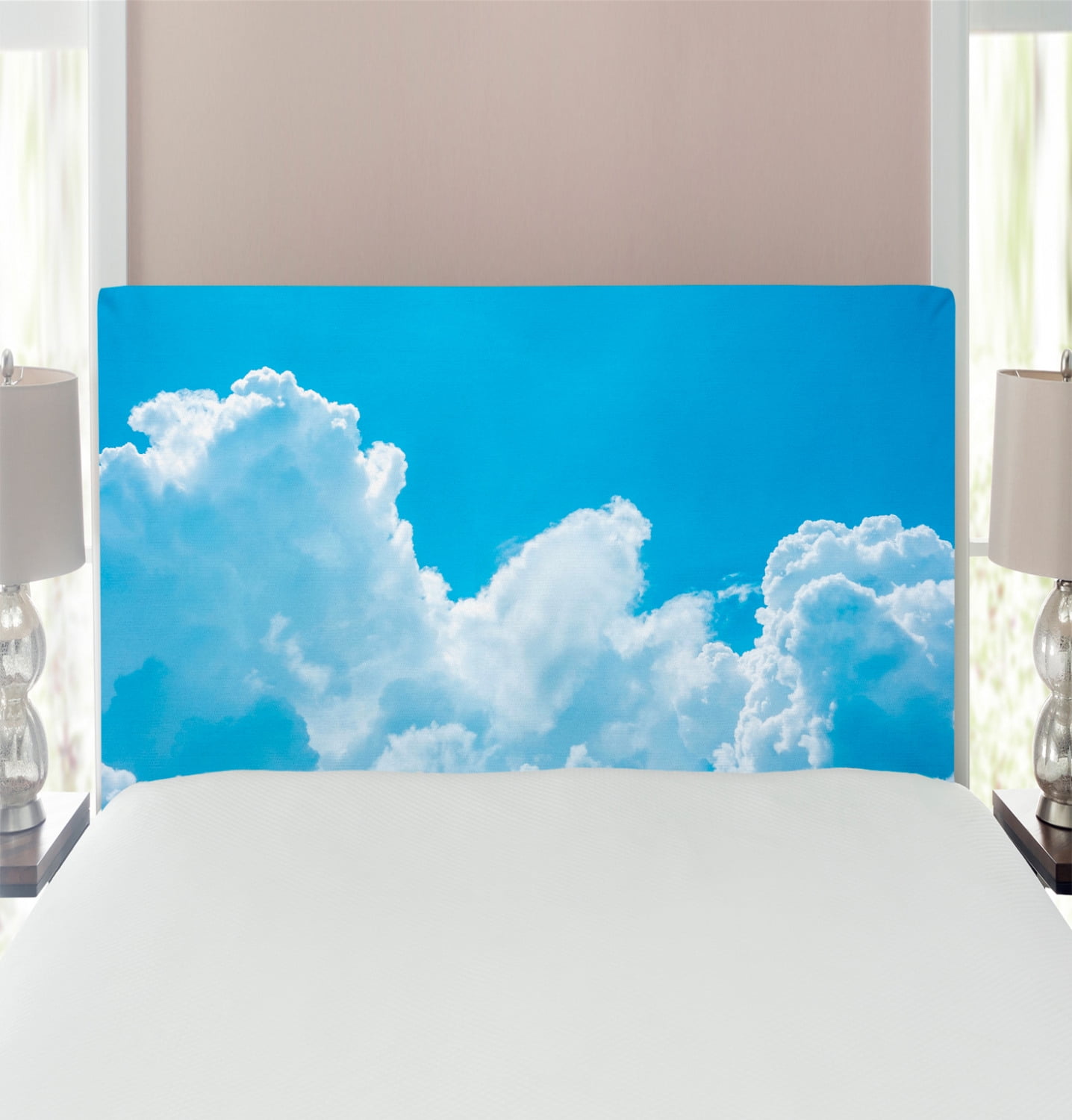 Clouds Headboard, Crystal Clouds in the Sky Heavenly Life Hope Surface ...
