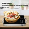 Wobythan Portable Induction Cooktop, 2200W Infrared Electric Stove with ...
